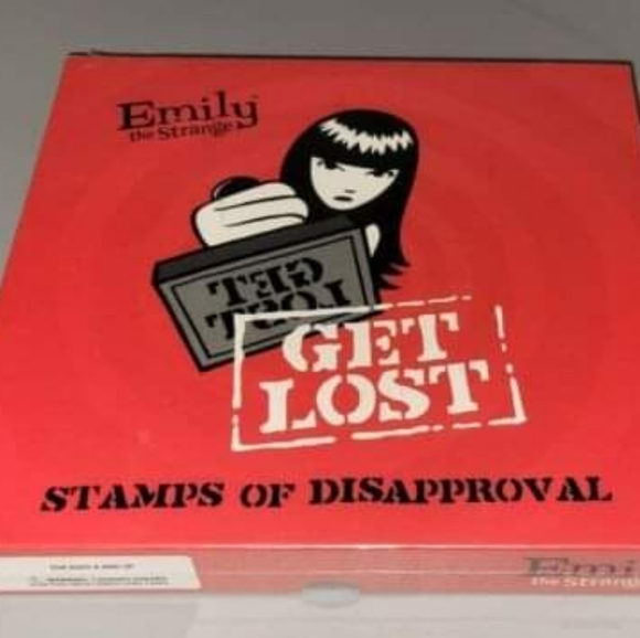 Emily The Strange | Other | Vintage Emily The Strange Stamp Set Emilys ...